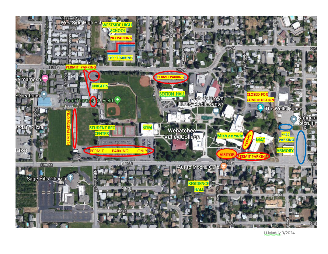 Parking | Wenatchee Valley College